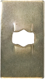 Flat Clips (Push on Fixes) Rectangular