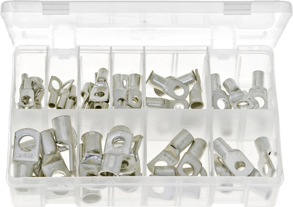 Assorted copper tube terminals