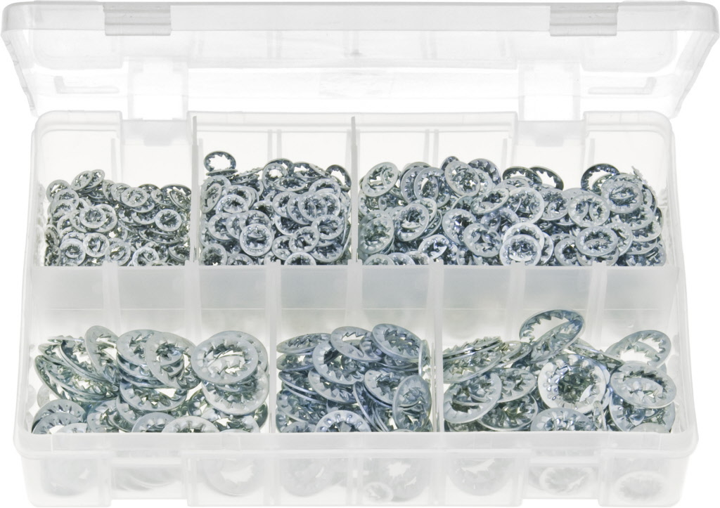 Assorted metric internal shakeproof lock washers zinc plated | AB27N ...