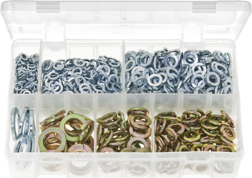 Assorted metric rectangular section spring washer zinc plated | AB77N ...