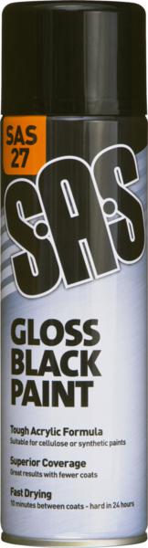 Gloss Black Paint Aerosol