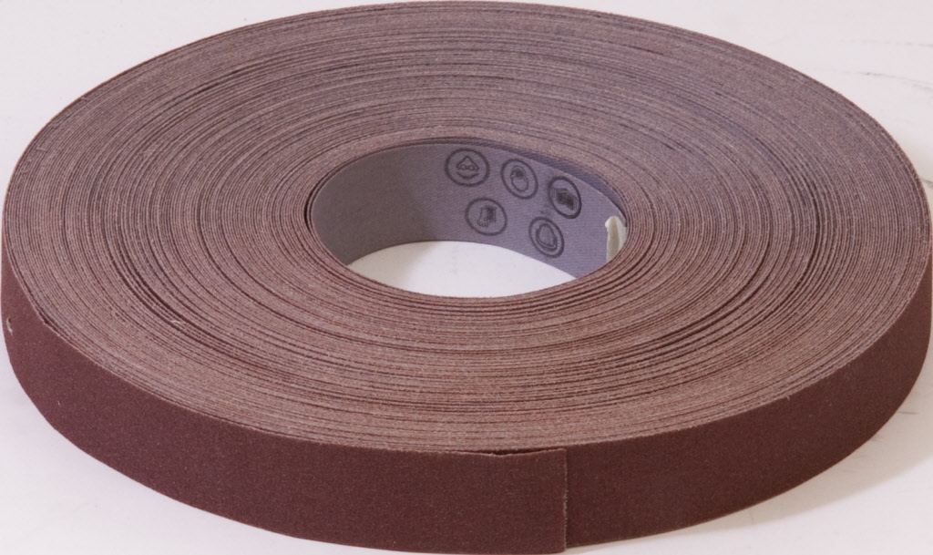 25mm medium grit brown engineers emery roll
