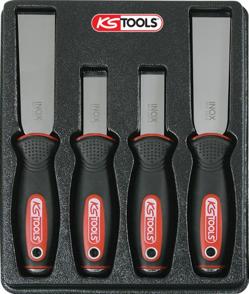 KS Tools 4 pc Chisel Scraper Set | K907.2210