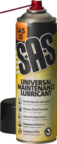 SAS Attack Universal Maintenance Spray 500ml aerosol