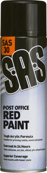 Post Office Red Aerosol Paint | SAS30