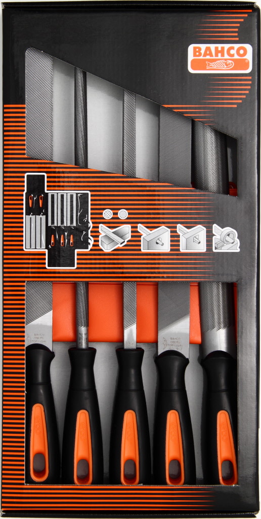 Bahco 5 Piece File Set 10" | TB47810