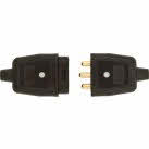 2 Pin Black Lead Connectors | ERP62